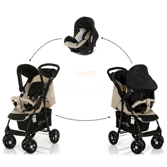 Hauck duo set Shopper Shop n Drive Bež