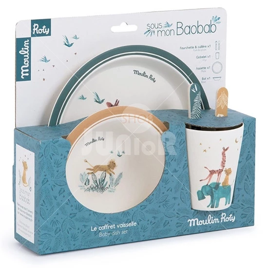 Moulin Roty Set za jelo Beobab