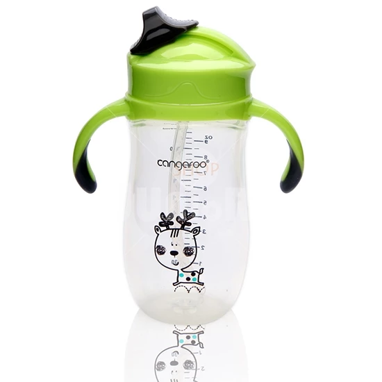 Cangaroo baby šolja DEER 280 ml. 6m+, sa silikonskom slamkom i ručkom