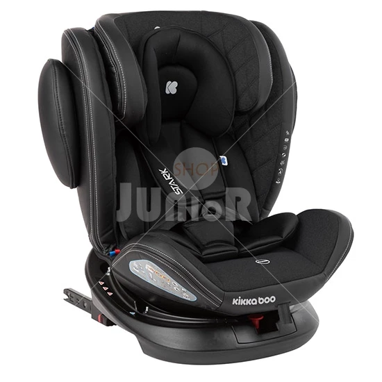 Kikka Boo Autosedište 0-1-2-3 (0-36 kg) STARK ISOFIX black