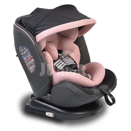 Autosedište PILOT PINK 0-36 KG sa isofixom i rotacijom 360 °