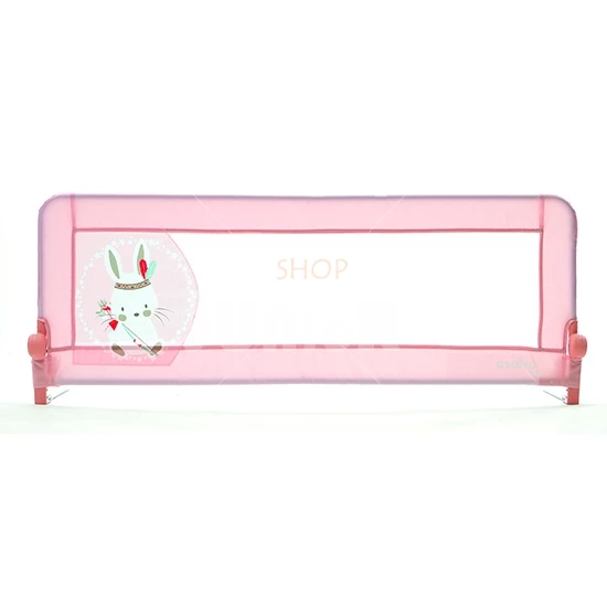 Asalvo ogradica za krevet 2u1 Rabbit Pink 18359