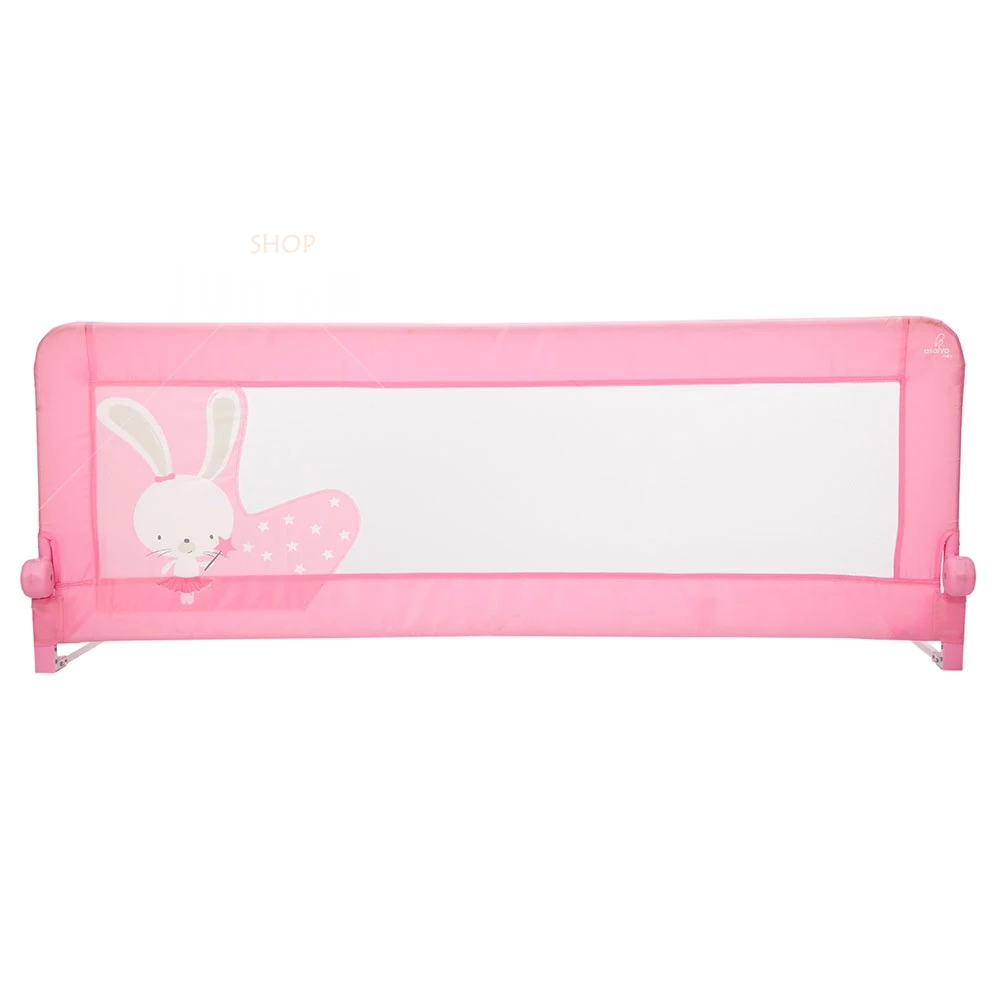 Asalvo ogradica za krevet 2u1 Rabbit Pink 19776