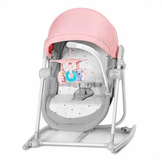 Kinderkraft stolica za ljuljanje UNIMO UP bouncer pink 5u1