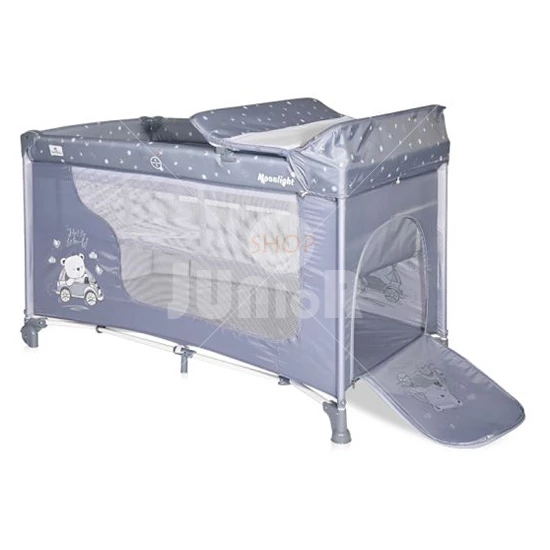 Lorelli prenosivi krevetac Moonlight 2 nivoa Silver Blue car