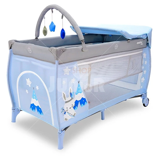 Asalvo prenosivi krevetac za decu Complet Rabbit Tippi Blue 18212