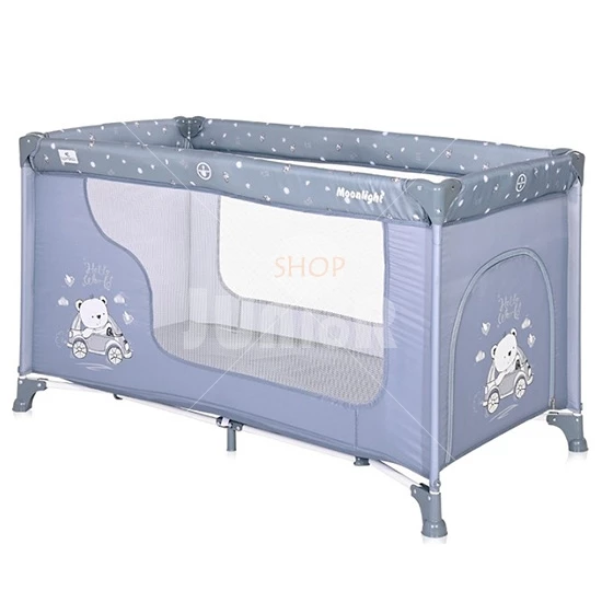Lorelli prenosivi krevetac Moonlight 1 nivo - Silver blue car
