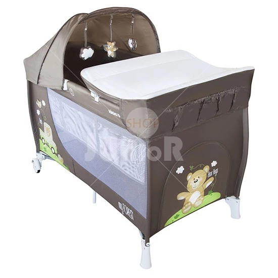 Kikka Boo Prenosivi Krevetac za bebe My Forest 2 Nivoa - Bear