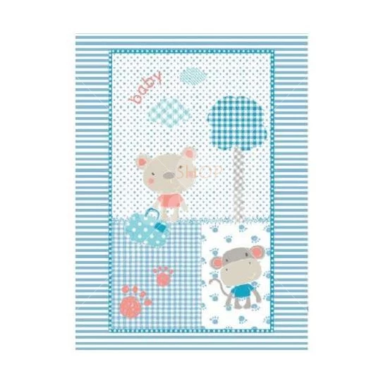 Ćebence za Bebe 80x110cm Kikka Boo Fantasia Blue