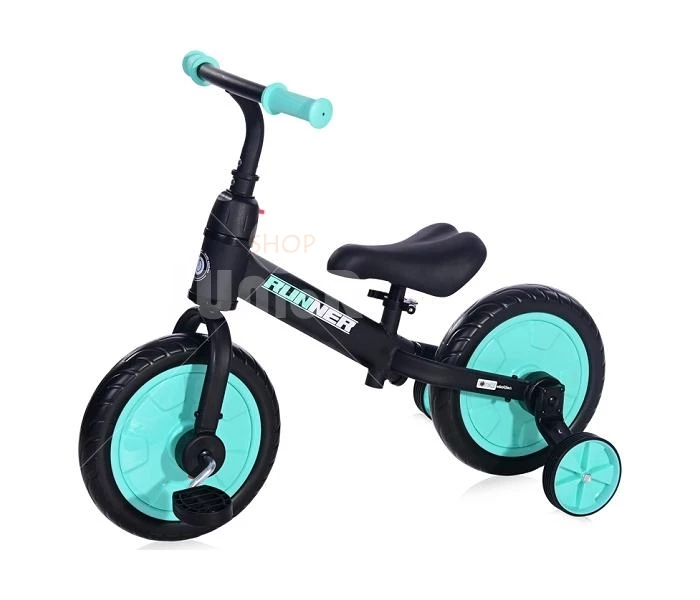 Lorelli balans bike Runner 2u1 black&tirquoise