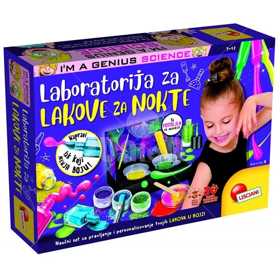 Mali Genije SR laboratorija za lakove za nokte Lisciani RS86269