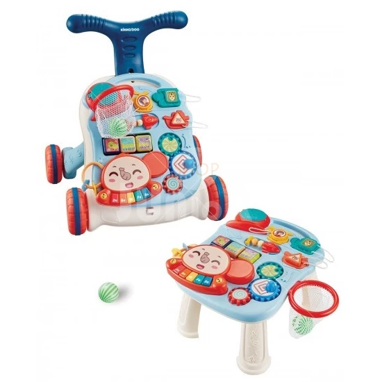 KikkaBoo guralica edukativni sto Play & Grow 2u1 blue