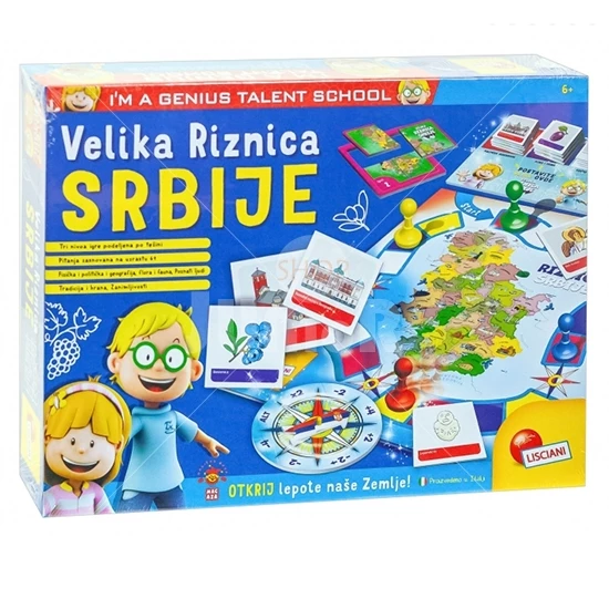 Mali genije SR društvena igra Velika riznica Srbije RS56453