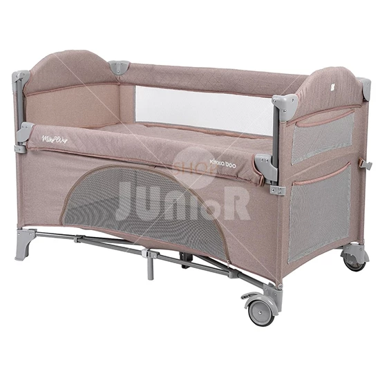 KikkaBoo krevetac Milky way beige 2 nivoa sa spuštajućom stranicom
