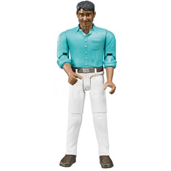 Bruder Figura čovek,beli jeans 600037