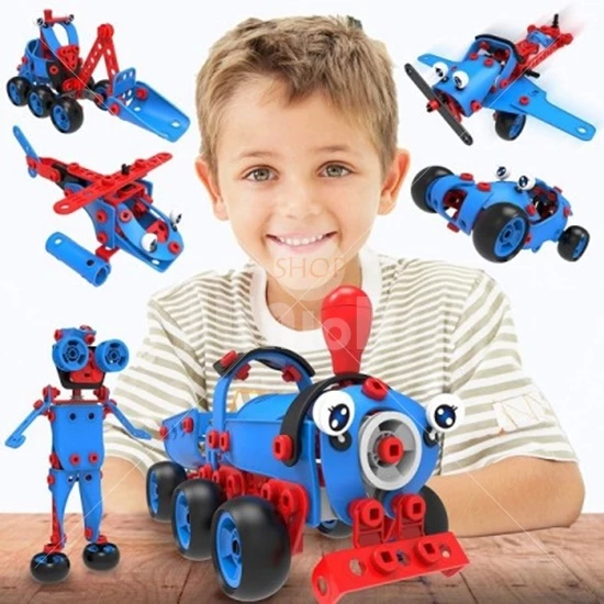 Hoogar Igračka stem building blocks 6 in 1 Robot