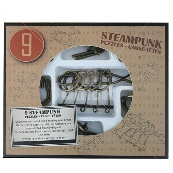 Metalne mozgalice Steampunk Set Braon
