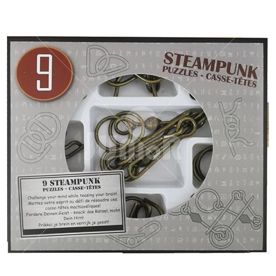 Metalne mozgalice Steampunk Set Sivi
