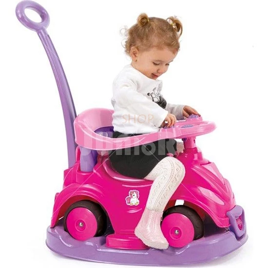 Dolu auto guralica roze 4 u 1 025067