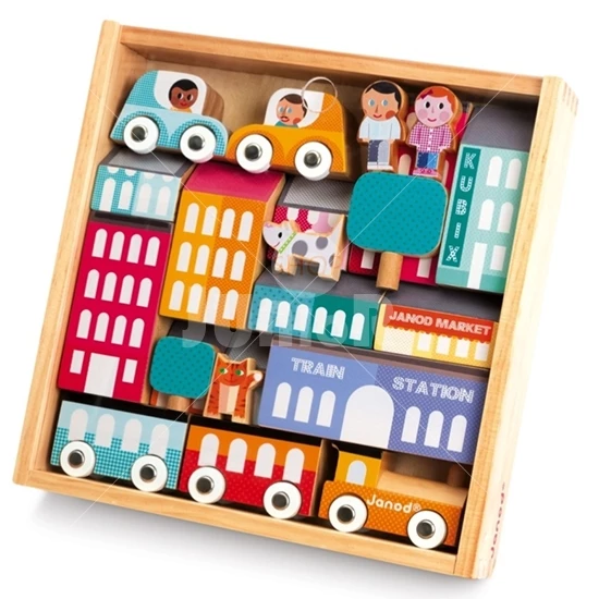 Janod Kubix City- set od 20 elemenata J08071