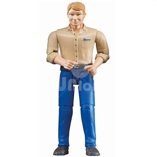 Bruder Figura čovek plavi Jeans