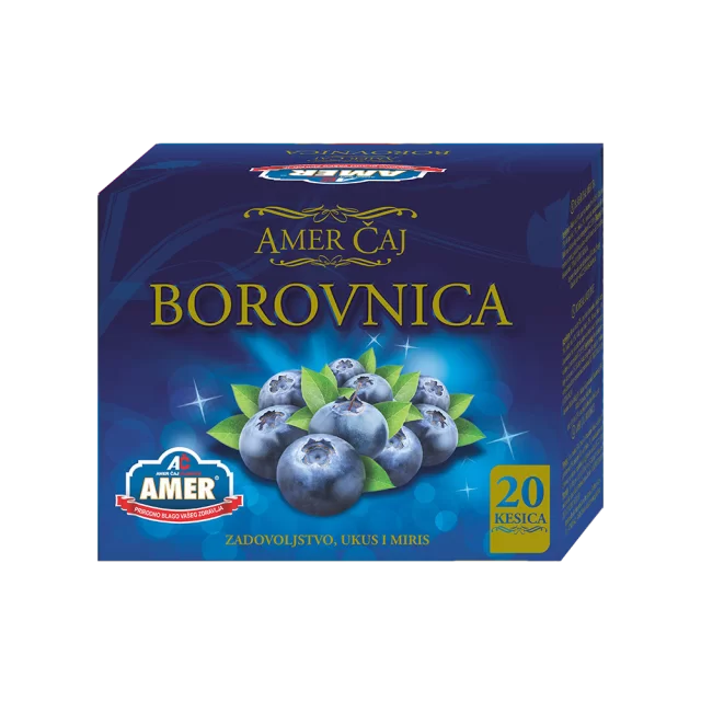 AMER Borovnica čaj 20 filter kesica