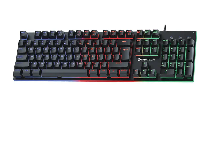 FANTECH K614L Fighter II Gaming Tastatura, Membranska, RGB, Crna