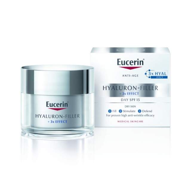 EUCERIN HYALURON FILLER DNEVNA KREMA ZA SUVU KOŽU SPF15 50ML