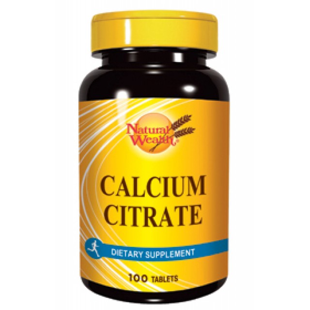 NATURAL WEALTH KALCIJUM CITRAT 200MG TABLETE A100