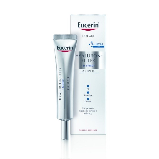 EUCERIN HYALURON FILLER KREMA ZA PODRUČJE OKO OČIJU SPF15 15ML