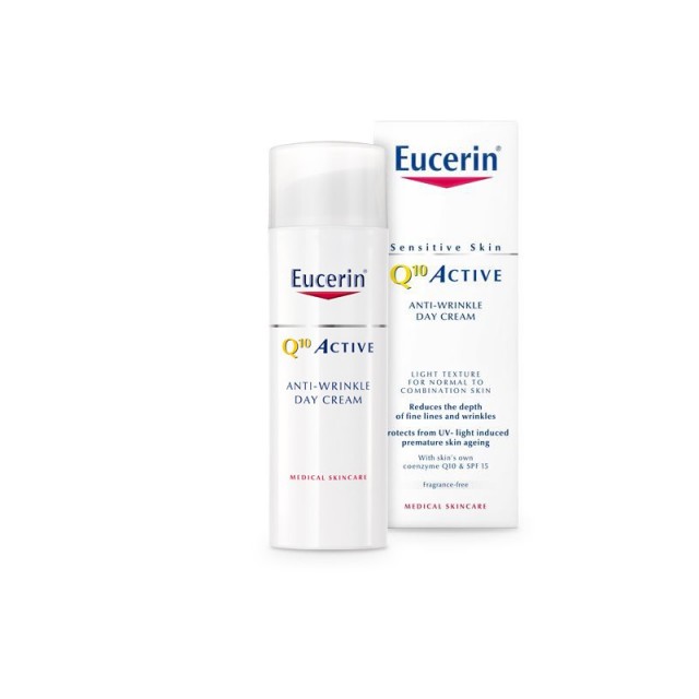 EUCERIN Q10 ACTIVE DNEVNA KREMA ZA NORMALNU I KOMBINOVANU KOŽU 50ML