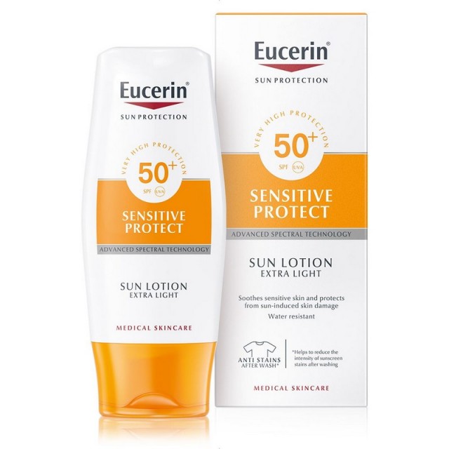 EUCERIN SUN IZRAZITO LAGANI LOSION SPF50 150ML