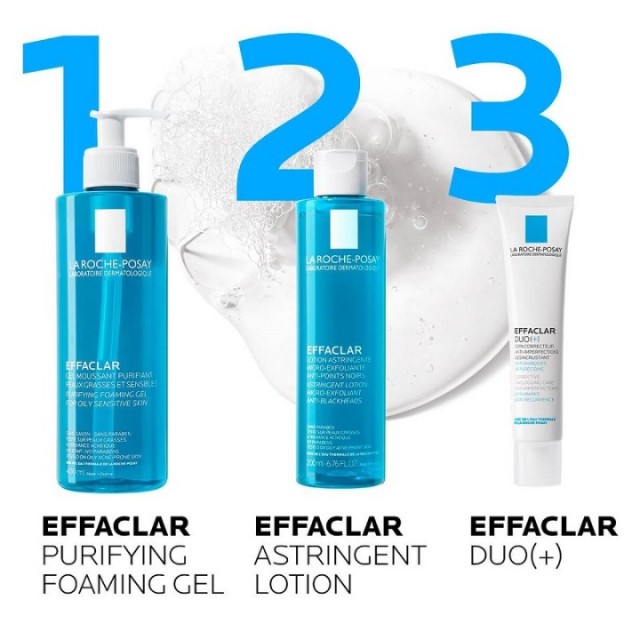 LA ROCHE-POSAY EFFACLAR ADSTRINGENTNI TONIK ZA LICE KOJI STIMULIŠE MIKROLJUŠTENJE, SUŽAVA I OTČEPLJUJE PORE 200ML