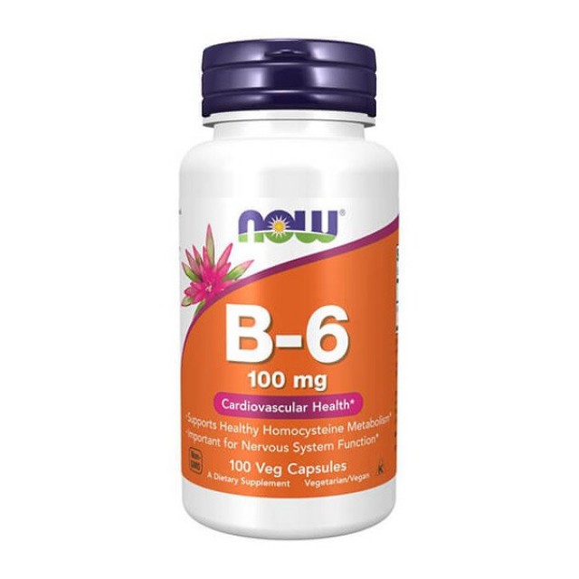 NOW VITAMIN B6 100MG KAPSULE A100