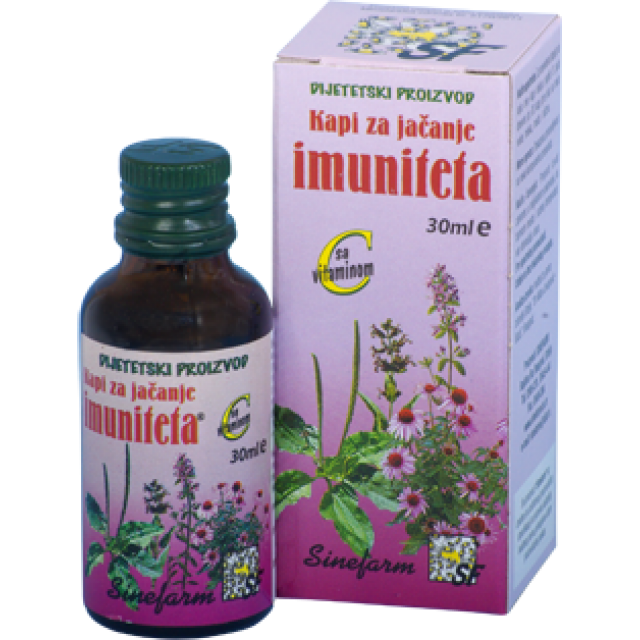 SINEFARM KAPI ZA JAČANJE IMUNITETA+C 30ML