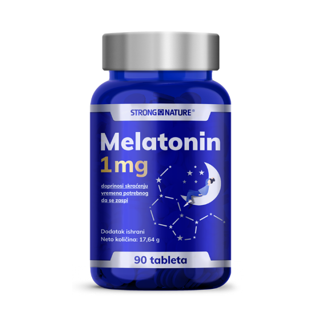 STRONG NATURE MELATONIN TABLETE 1MG A90