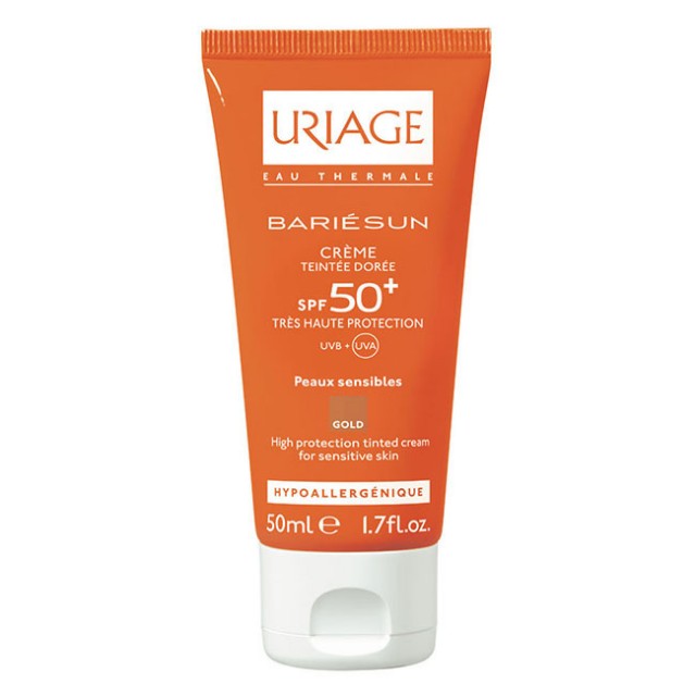 URIAGE BARIESUN TONIRANA KREMA ZA LICE, ZLATNA F50+ 50ML