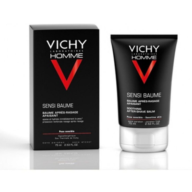 VICHY HOMME SENSI BAUME NEŽNI BALZAM POSLE BRIJANJA PROTIV IRITACIJA, ZA OSETLJIVU KOŽU 75ML