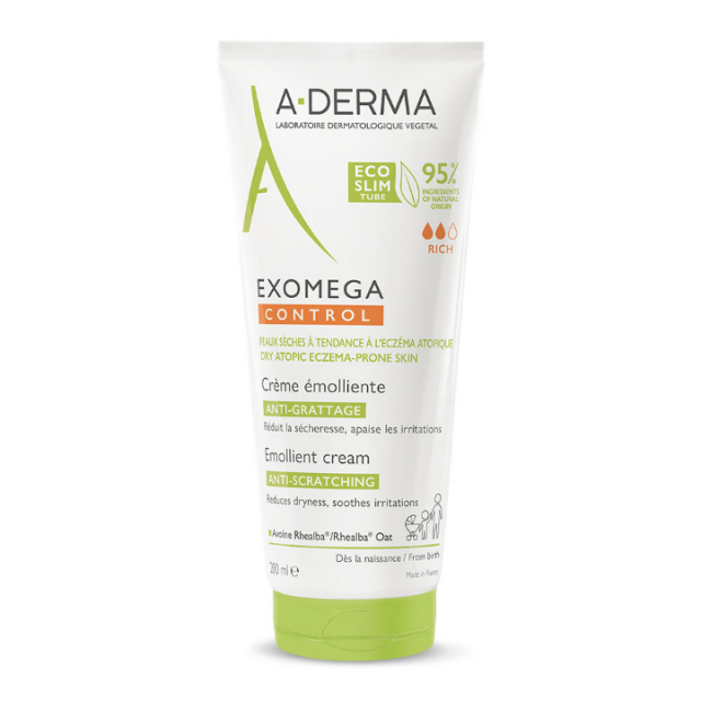 A-DERMA EXOMEGA CONTROL KREMA 200ML - EKO PAKOVANJE