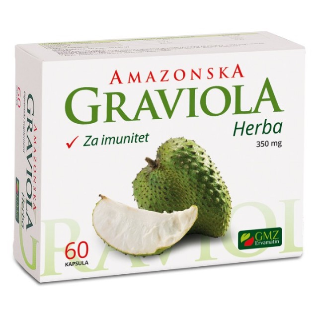 AMAZONSKA GRAVIOLA 350MG 60 KAPSULA