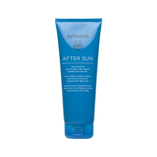 APIVITA BEE SUN SAFE GEL KREMA ZA TELO I LICE POSLE SUNČANJA 200ML