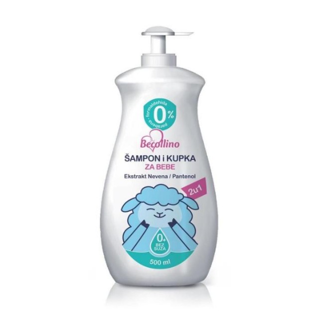 BECOLLINO ŠAMPON KUPKA ZA BEBE 2u1 500 ML