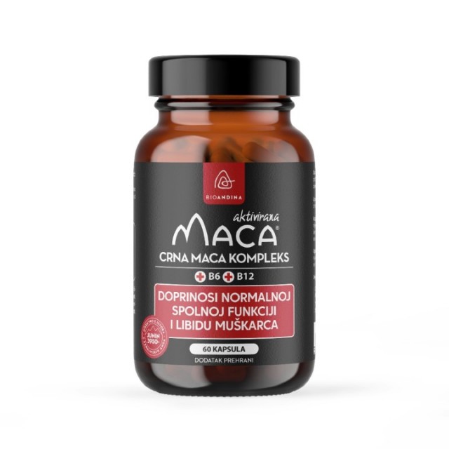 BIOANDINA CRNA MACA KOMPLEKS KAPSULE 3000mg A60