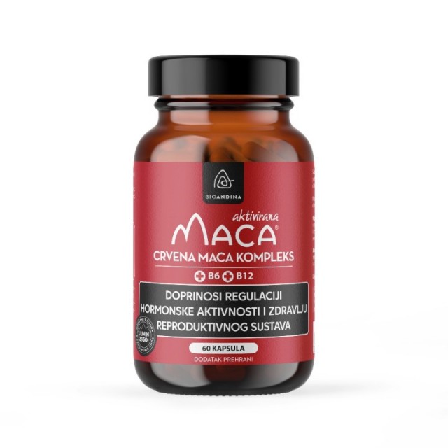 BIOANDINA CRVENA MACA KOMPLEKS KAPSULE 3000MG A60