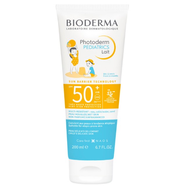 BIODERMA PHOTODERM PEDIATRICS LAIT MLEKO SPF50+ 200ML