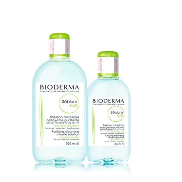 BIODERMA SEBIUM H20 MICELARNI RASTVOR ZA MEŠOVITU KOŽU 500ML + 250ML GRATIS