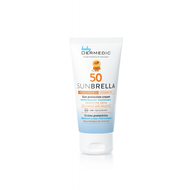 DERMEDIC SUNBRELLA BABY ZAŠTITNA KREMA ZA LICE ZA DECU SPF 50 50 ML