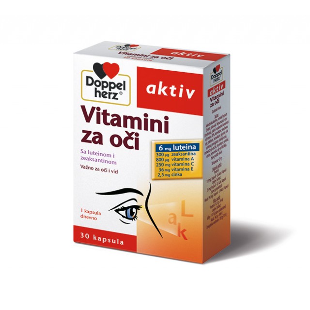 DOPPELHERZ VITAMINI ZA OČI KAPSULE A30