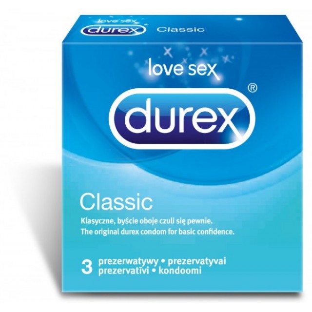 DUREX CLASSIC 3 PREZERVATIV