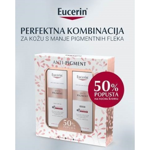 EUCERIN ANTI-PIGMENT KOMPLET DNEVNA KREMA+50% POPUSTA NOĆNA KREMA